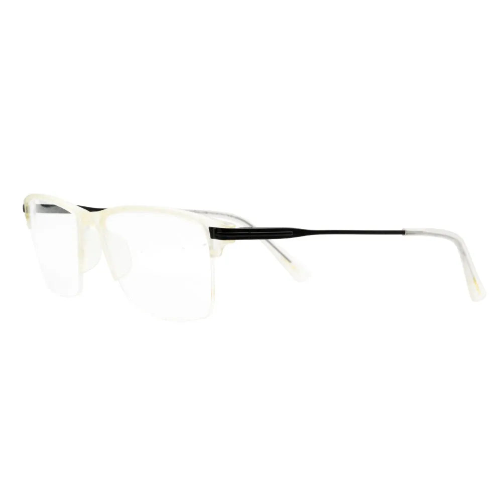 Square Half-Rimless Glasses 680 – Vazeer Optical Hall
